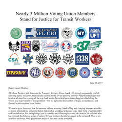 Labor Movement Unites Behind TWU Local 100 to Amend Vision Zero Law ...